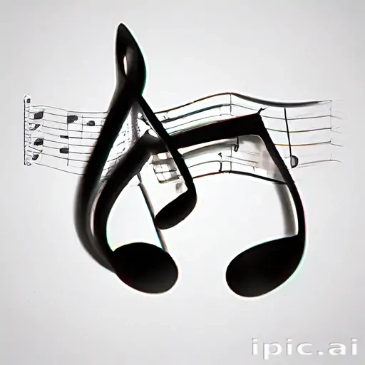 Melodic Harmony: A Creative Fusion of Music Notes and Symbols