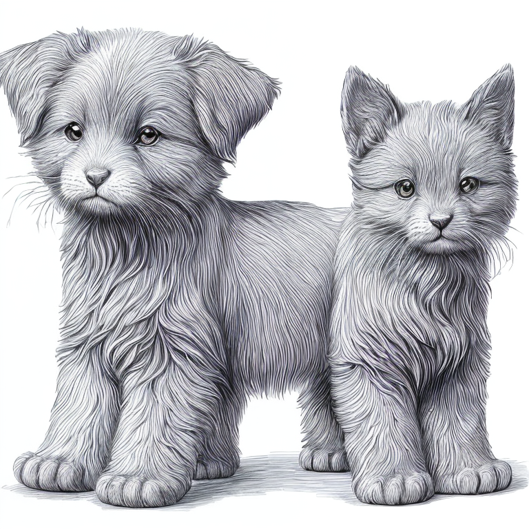 coloring page, no color, kid cartoon style, very low detail, no shading ...