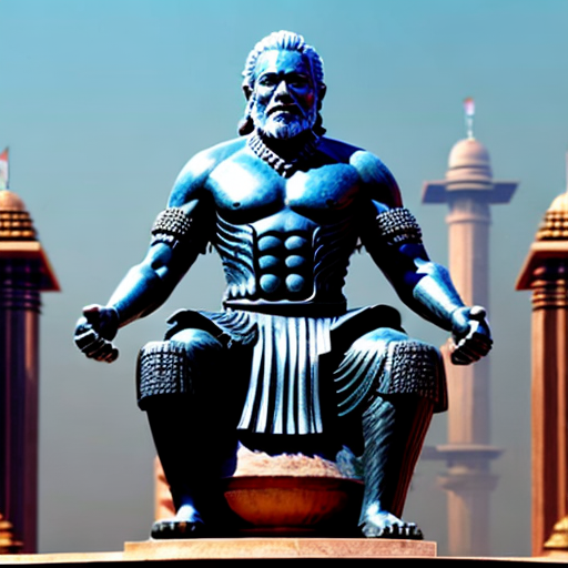Modi ji in bahubali