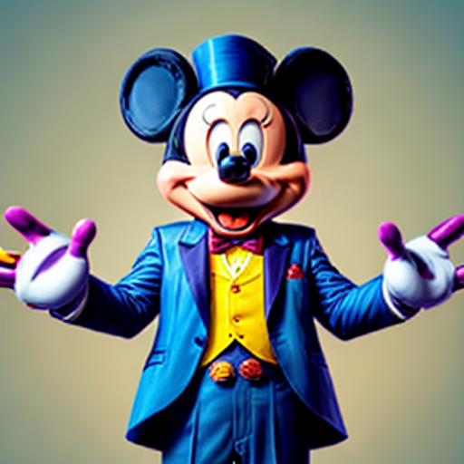 mickey mouse hand smoking a blunt