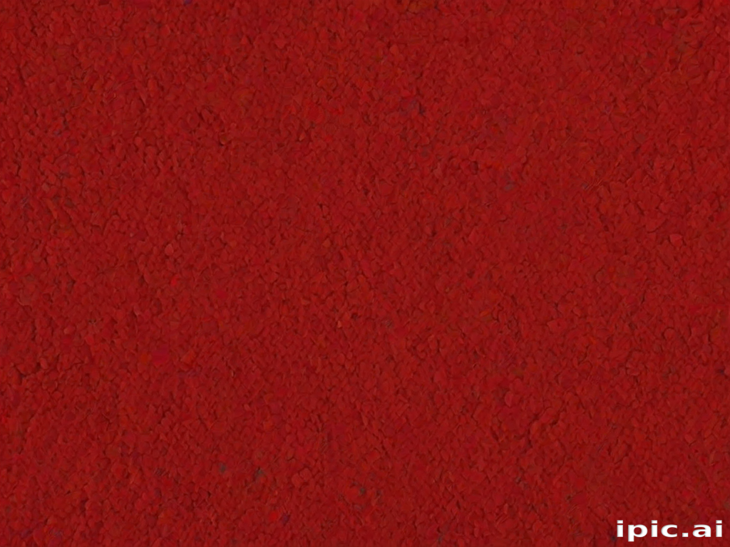 Vibrant and Bold Red Texture Perfect for Artistic Backgrounds and Designs