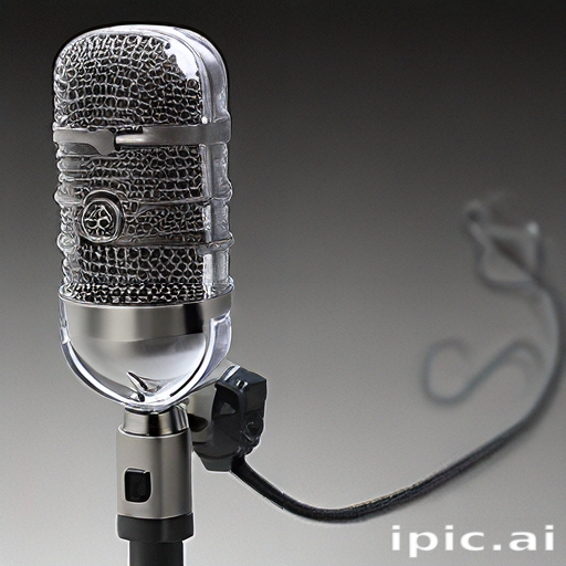 Vintage-Style Microphone with a Modern Twist and Sleek Design Features