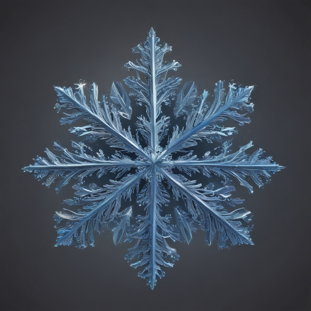 Intricate and Beautiful Snowflake Design Captured in Stunning Detail ...