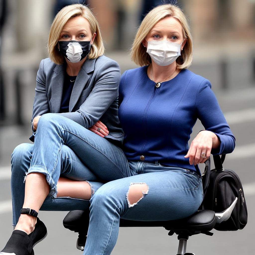 Liz Truss sitting on man’s face