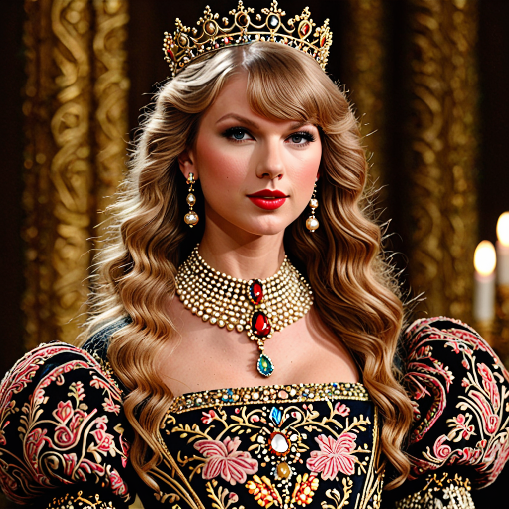 taylor swift as queen elizabeth I