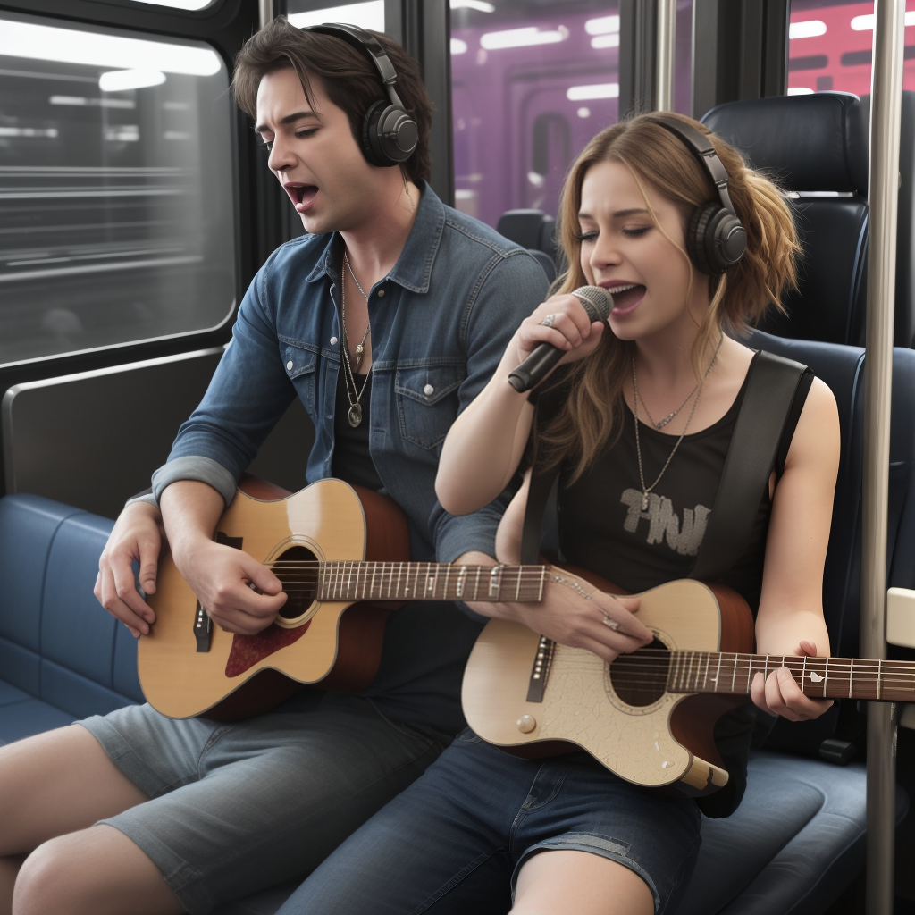 Young Musicians Perform Together on a Train, Sharing Their Passion for ...