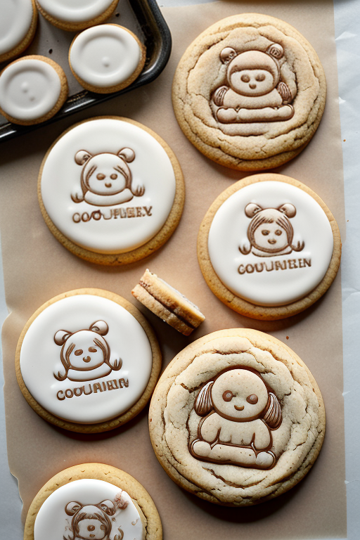 Delightful Themed Cookies Featuring Adorable Panda Designs and Sweet ...