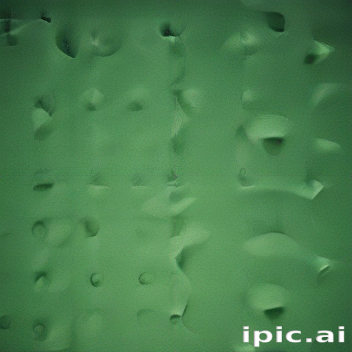Textured Green Surface with Subtle Dimples and Undulating Patterns