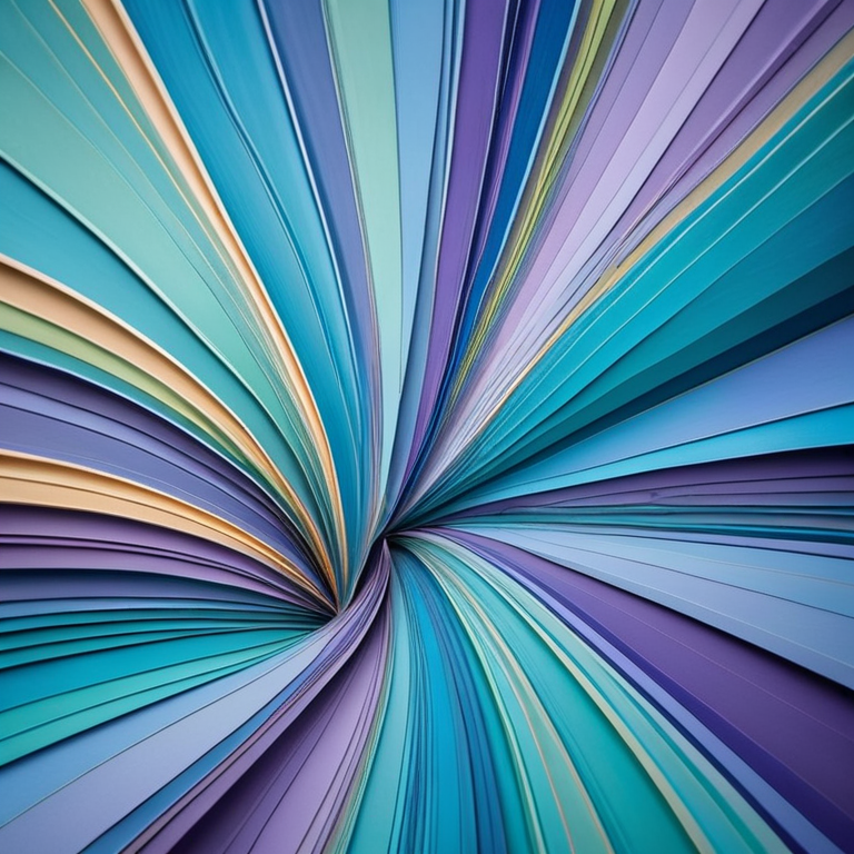 aszmetrical, pastel colors, abstract, vibrant colors and intricate ...