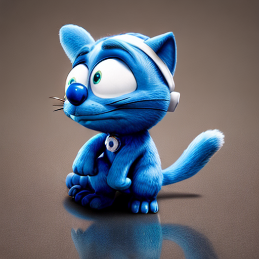 Smurf cat pixar character