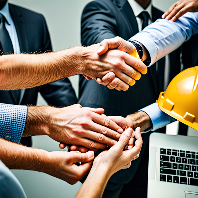 a team of people getting things ready for a new person