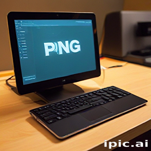 Modern Computer Setup Displaying PNG Graphic on a User-Friendly Interface
