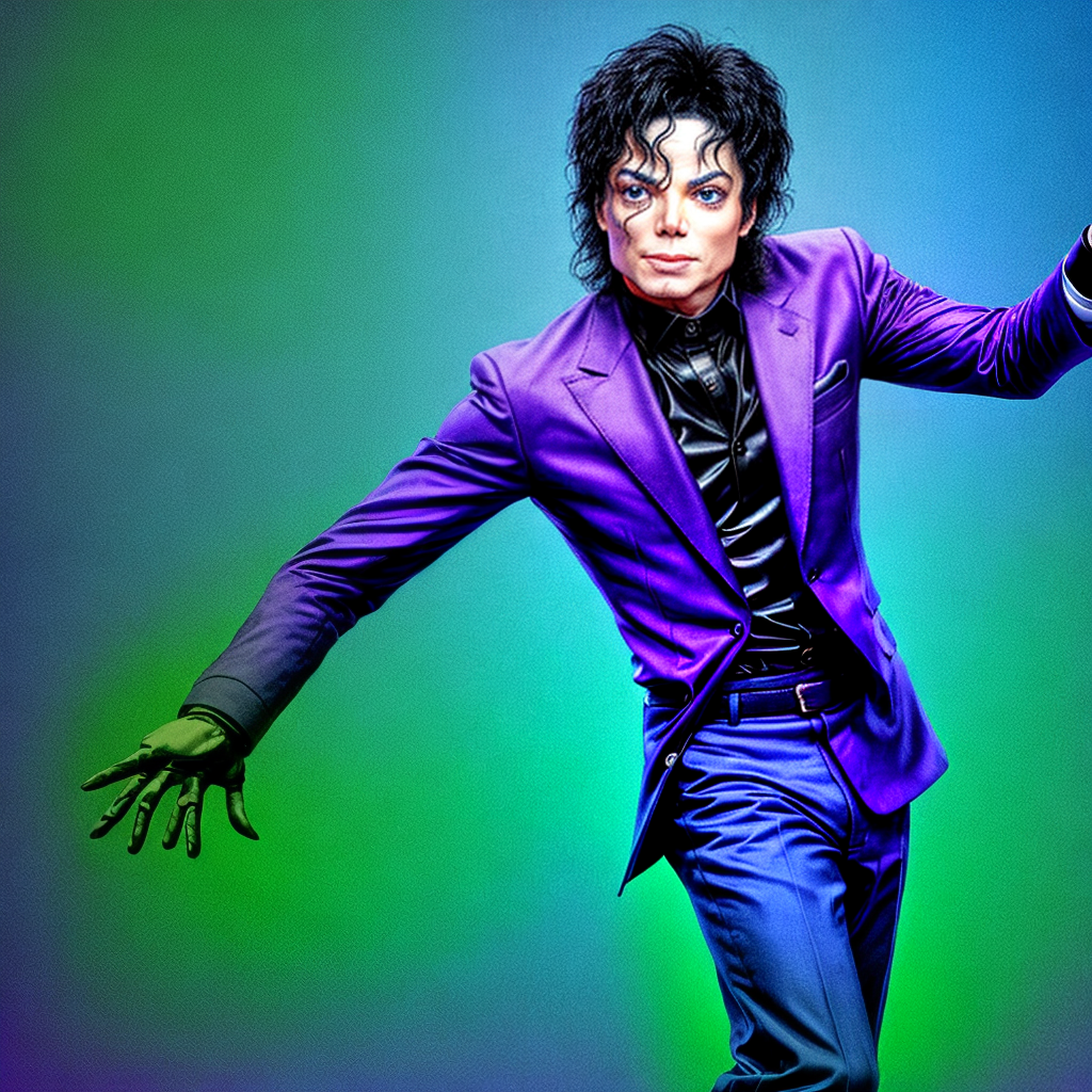 Michael jackson neon