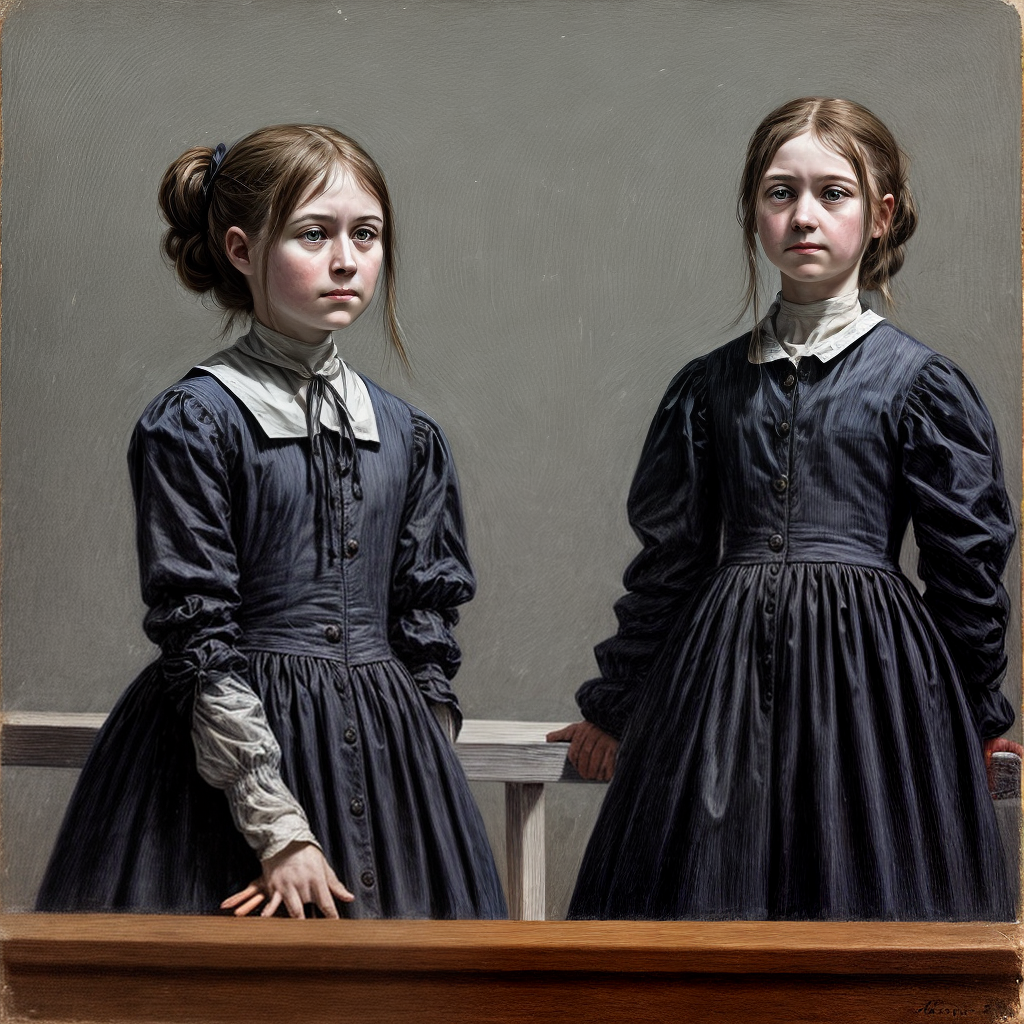 Modern Girl on the gallows awaiting execution