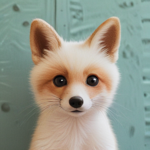 furry fox face