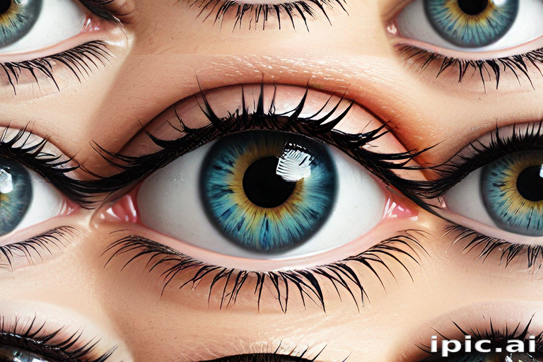 An Intriguing Collection of Eyes Showcasing Unique Colors and Textures