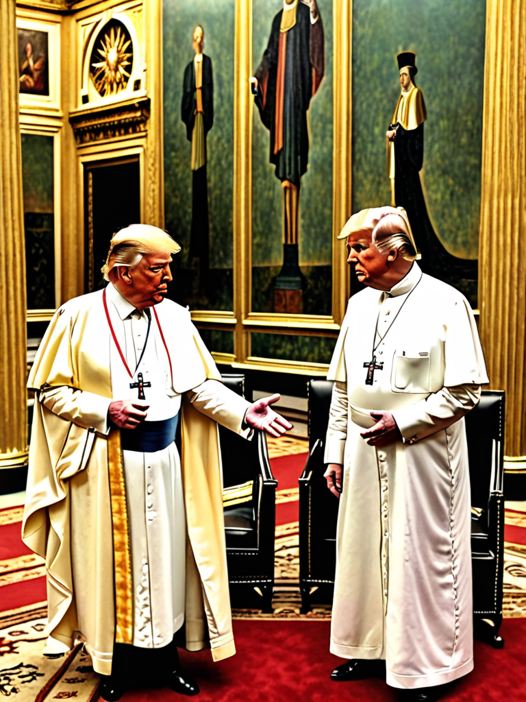 donald trump meeting with the world monarch upon rupis nigra