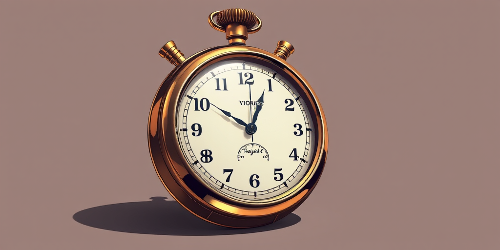 Classic Vintage Stopwatch with Elegant Design and Timeless Charm Displayed