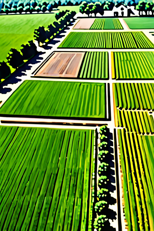 modern style farm yard