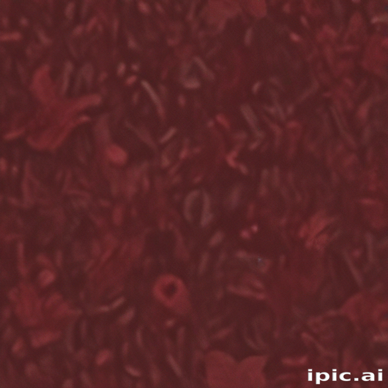 Rich Textured Background Featuring Deep Red Floral Patterns and Designs