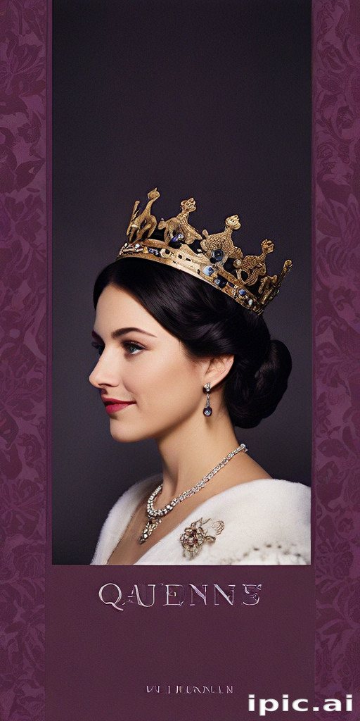 Regal Elegance: A Portrait of Graceful Royalty in Stunning Attire