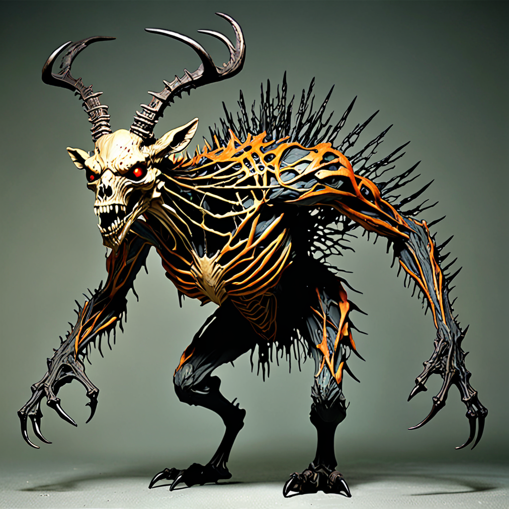 radioactive mutated wendigo