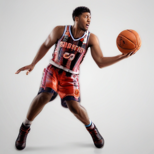 Dynamic Basketball Player in Action, Showcasing Skill and Athleticism ...