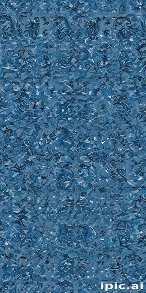 Abstract Blue Textured Background with Swirling Patterns and Depth Effects