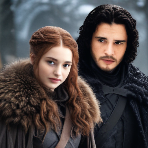 Sansa stark and jon snow love