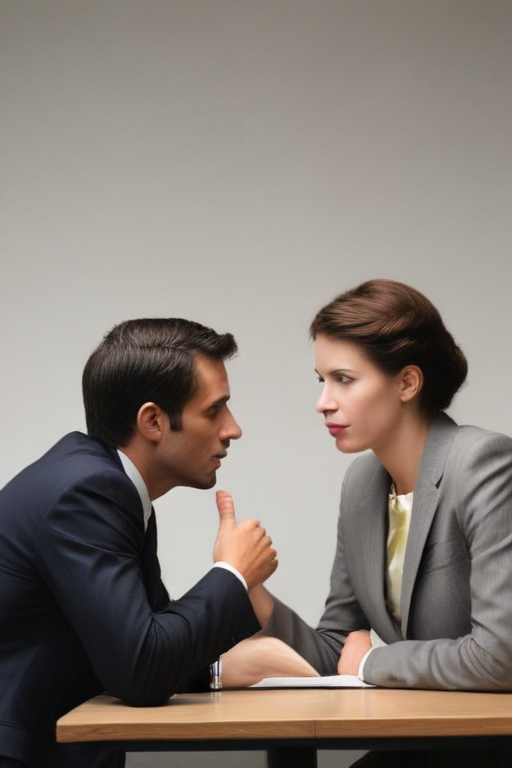 two people debating a policy.