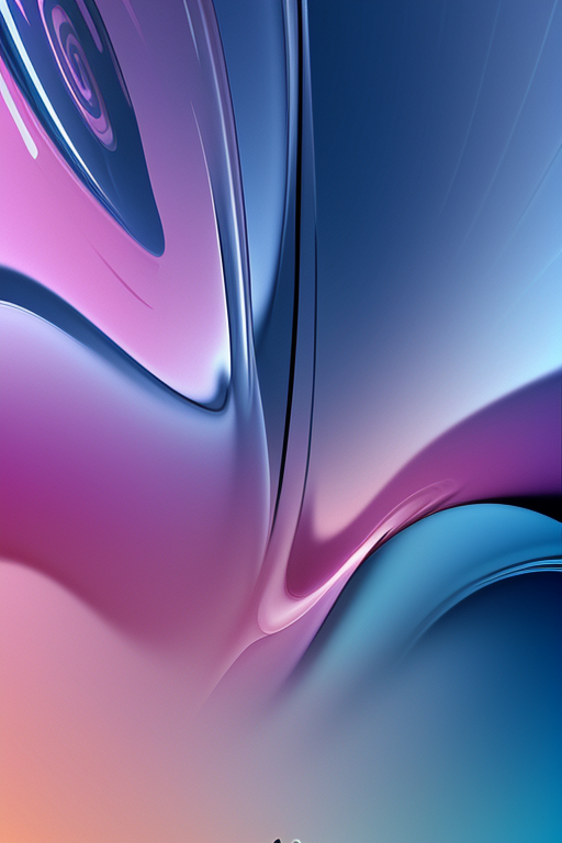 Vibrant Abstract Waves Blending Soft Colors in a Smooth Gradient Design