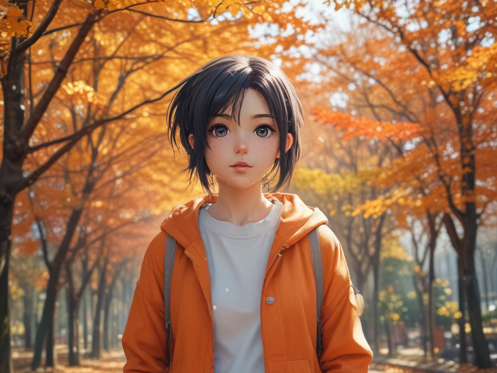autumn anime style