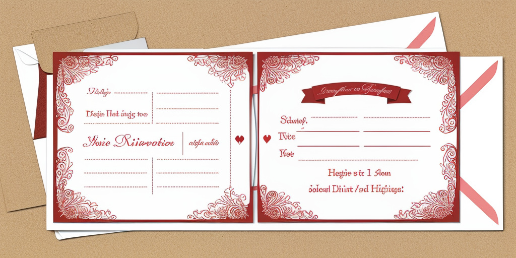 Elegant Invitation Card Design with Decorative Borders and ...