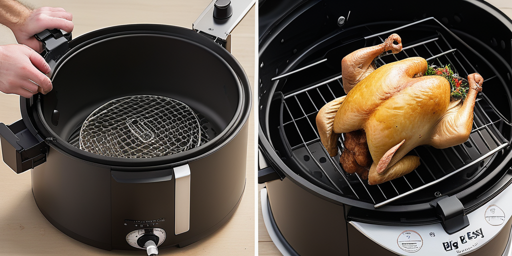 Preparing a Deliciously Roasted Chicken in a Big Easy Cooker