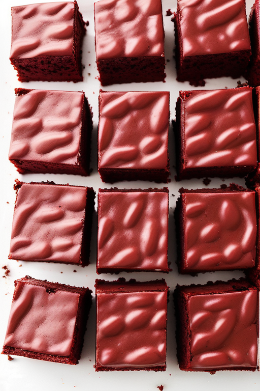 Deliciously Rich and Moist Red Velvet Cake Squares Perfect for Any ...