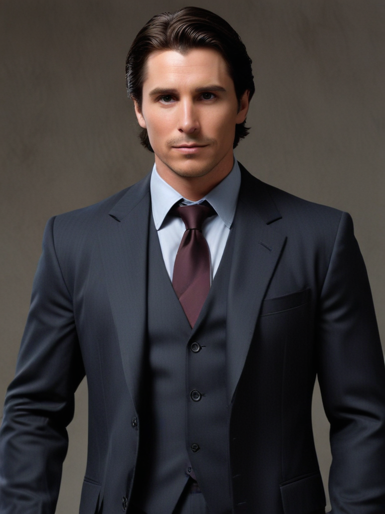 Christian bale as bruce wayne, full body