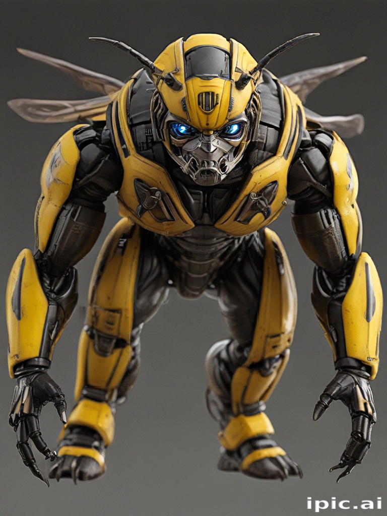 Futuristic Robot Character Inspired by Insects with Mechanical Features ...