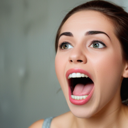 mouth open, starving, women