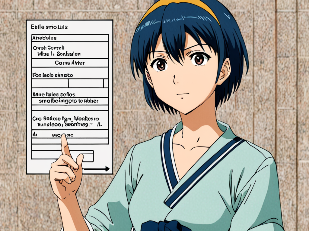 anime giving instructions