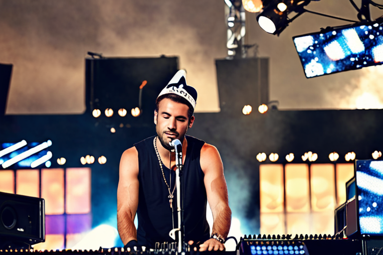 tous les plus grand dj du monde sur une scène