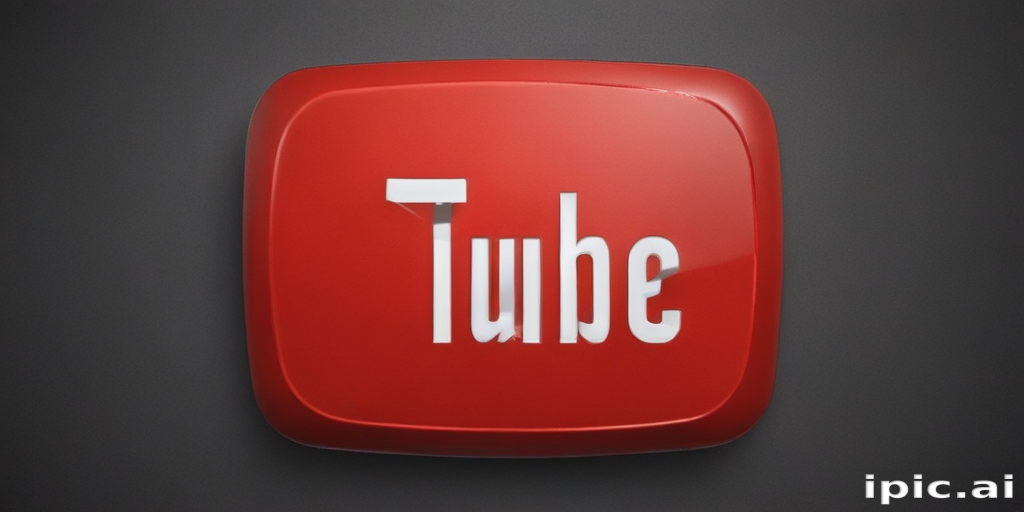 Iconic Red YouTube Logo Representing Video Sharing and Streaming Platform