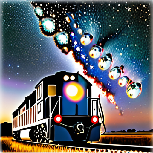 Crazy train in the stars
