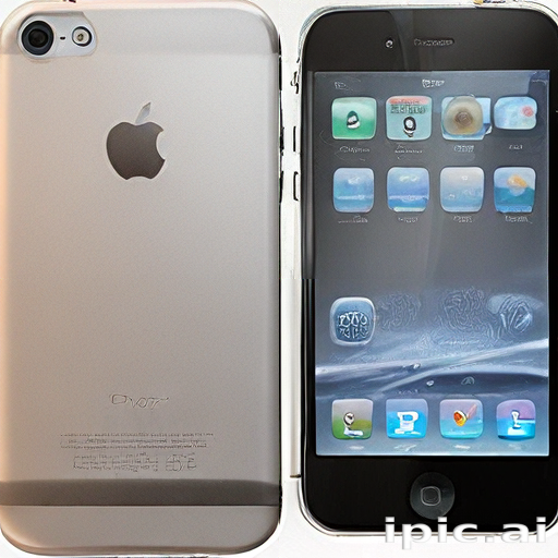 A Classic Apple Device: The Iconic Design of an iPhone and iPod Touch