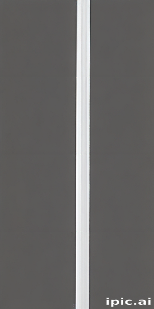Minimalist Design: A Vertical White Line Against a Dark Gray Background