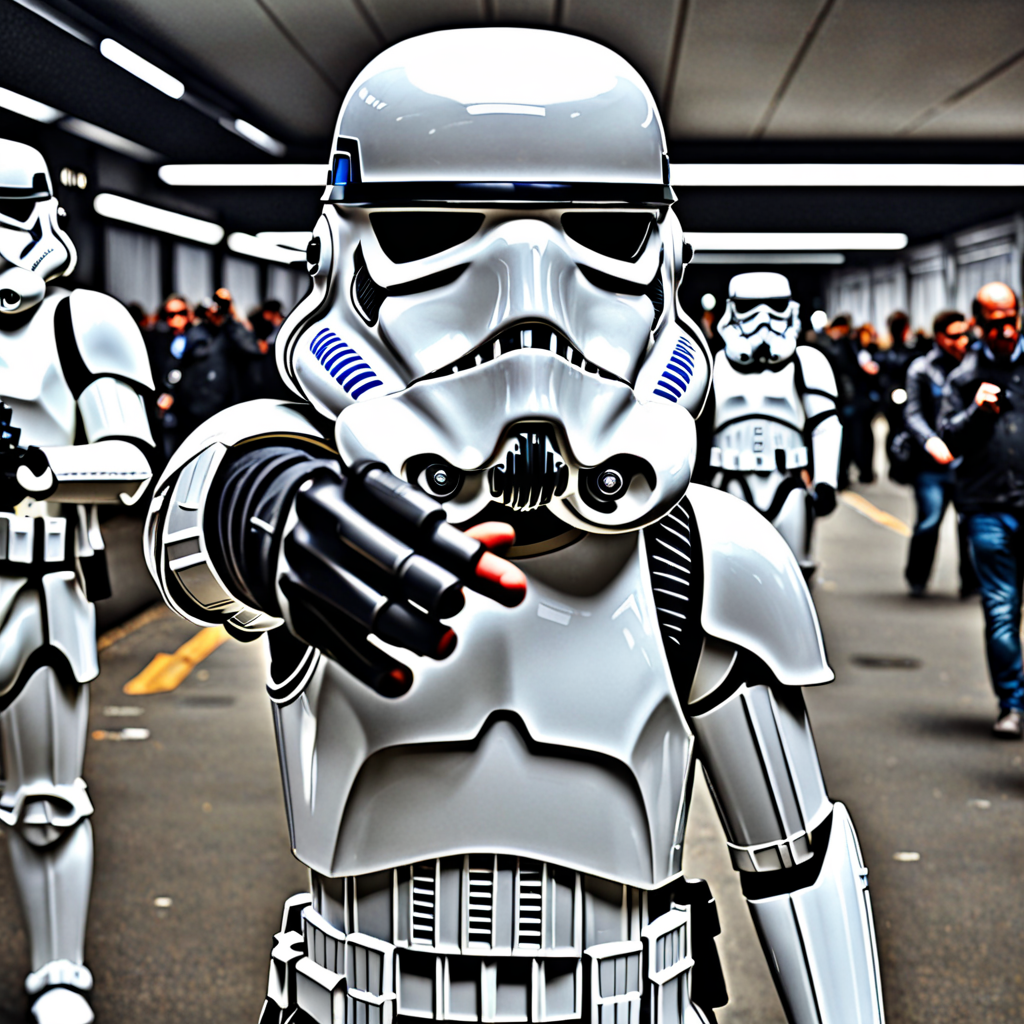 Enxergando pela visão de um stormtrooper