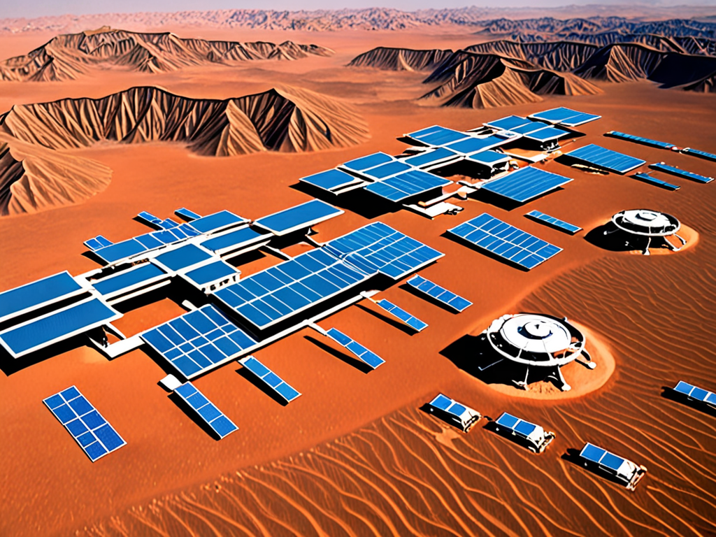 a Chinese enclave on another planet with a favorable climate that ...
