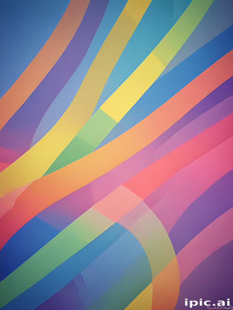 Vibrant Abstract Waves of Color Creating a Dynamic Visual Flow