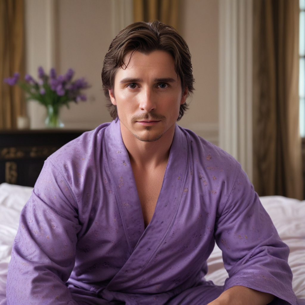 christian bale as bruce wayne and allison mack in short blond hair, she ...