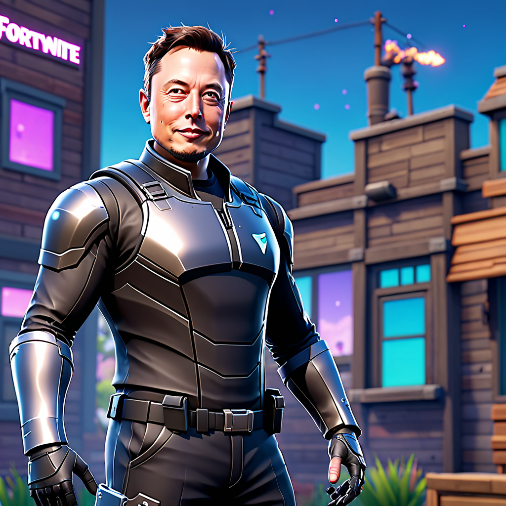 Elon musk fortnite skin, fortnite style