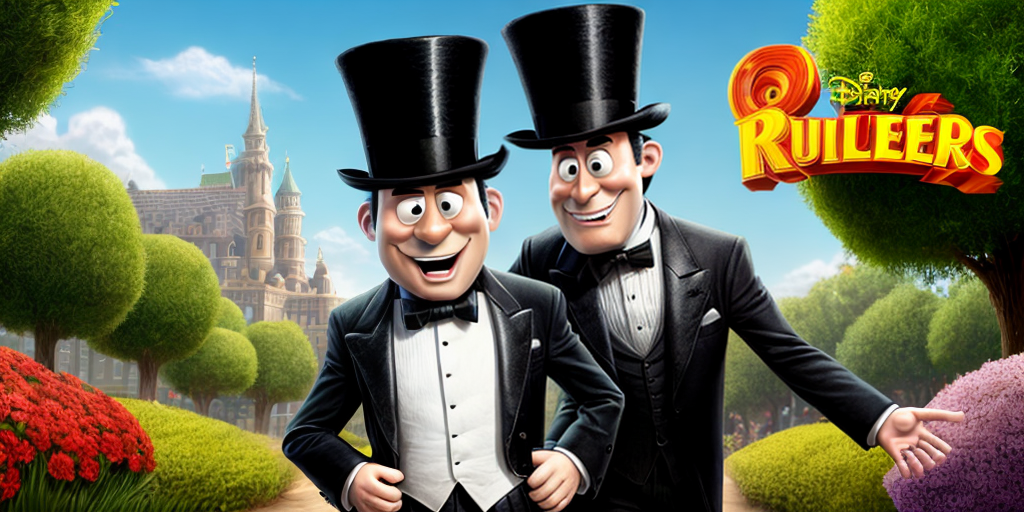 Pixar movie poster with the title of rizzler with a guy in a tuxedo and ...